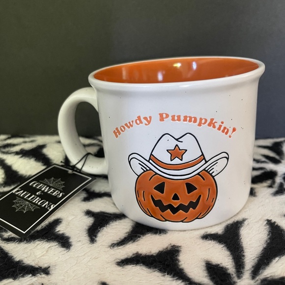 Cobwebs And Cauldrons | Dining | New Halloween Howdy Pumpkin Cowboy ...